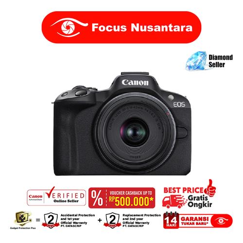 Promo Canon EOS R50 Body / R 50 kit 18-45mm / Double Kit 55-210mm RESMI ...