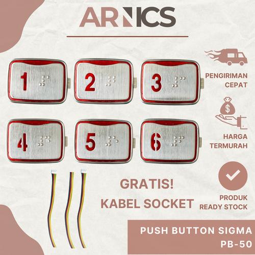 Jual Push Button Sigma PB-50/Elevator Push Button/Push Button Lift ...