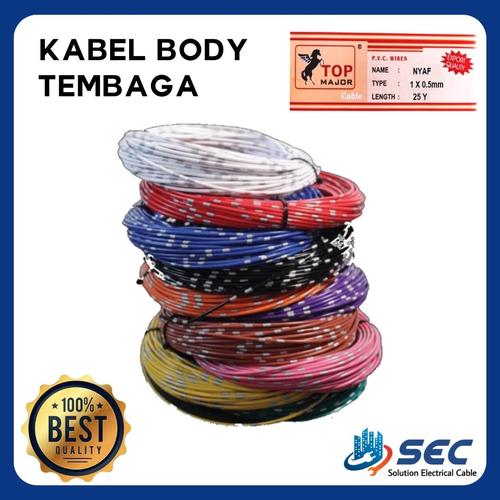 Jual KABEL BODY/KABEL BINTIK 0,5 MM 24 METER UNTUK KELISTRIKAN MOBIL ...