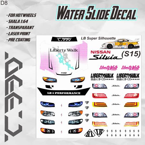 Jual Decal hotwheels LB Super Silhouette nissan Silvia S15 - Kab ...