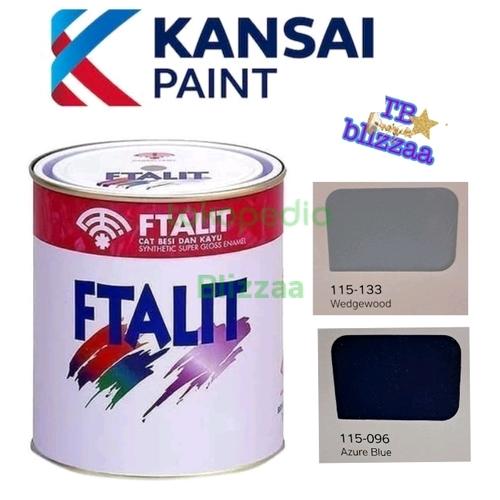 Jual Ftalit Azure Blue 096 Ftalit Bluebell 171 Cat Kayu Besi Biru 1kg ...