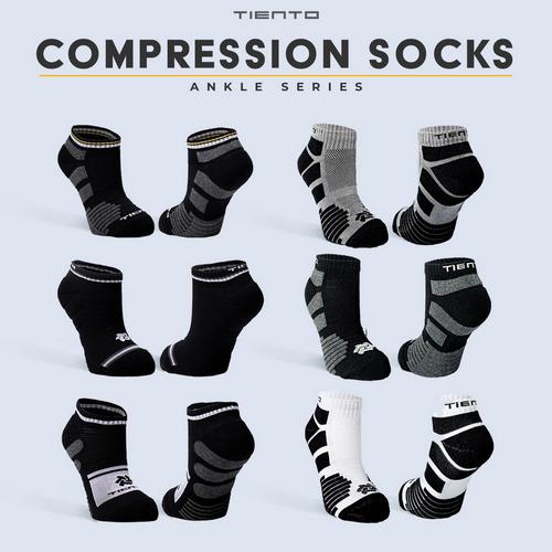 Promo Tiento Compression Socks To Move Black Short Ankle Anti Bacterial ...