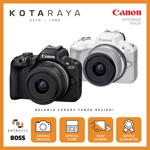 Promo Canon EOS R50 Kit RF-S 18-45mm f/4.5-6.3 IS STM - GARANSI RESMI ...