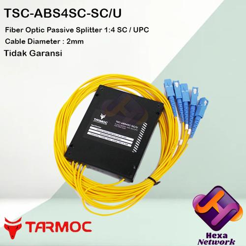 Jual Fiber Optic Passive Spliter 1:4 SC/UPC|FO ABS PLC Box Splitter 1x4 ...
