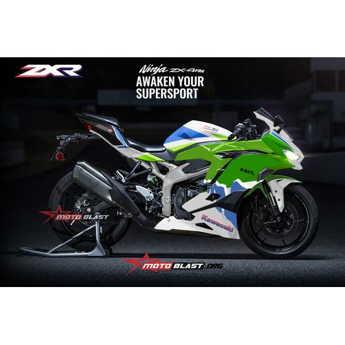 Jual Decal Stiker ZX4RR Livery ZXR400 V2 Full Body Motoblast - Glossy ...