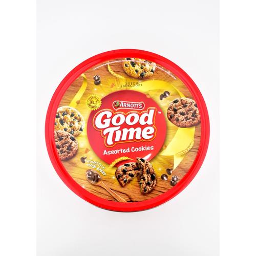 Jual BISKUIT KUKIS GOOD TIME KALENG BESAR 270 G ASSORTED COOKIES CHOCO ...
