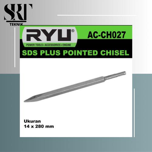 Jual MATA BOR BOBOK BETON LANCIP CHISEL 14 X 280 mm AC-CH027 / RYU ...