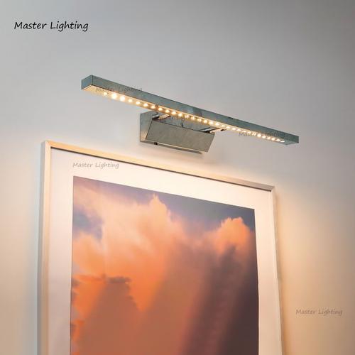 Jual Lampu dinding panjang 40cm 55cm stainless sorot lukisan led ...