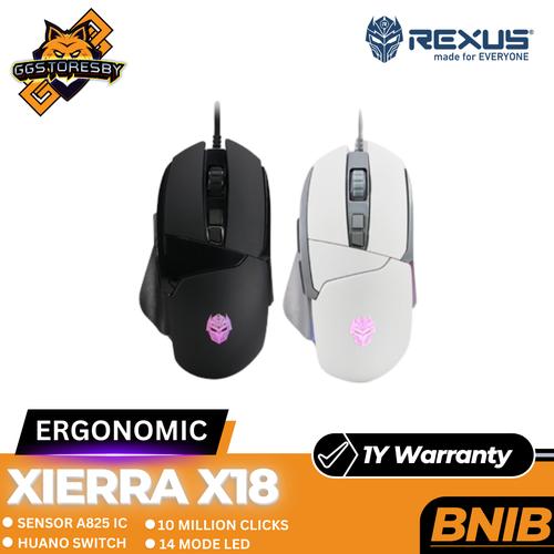 Jual REXUS XIERRA X18 RIFLE Gaming Mouse - WHITE - Kota Surabaya ...