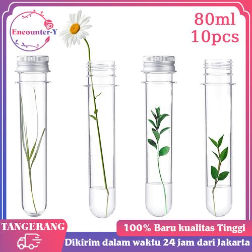 Jual 80ml Botol Tabung Plastik 10pcs Botol Souvenir Plastik Tabung ...