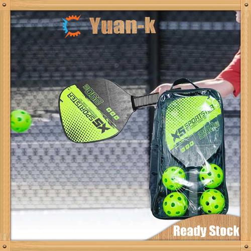 Jual Raket Pickleball Paddle Set Bola Pickleball 40 Lubang Ball Racquet ...