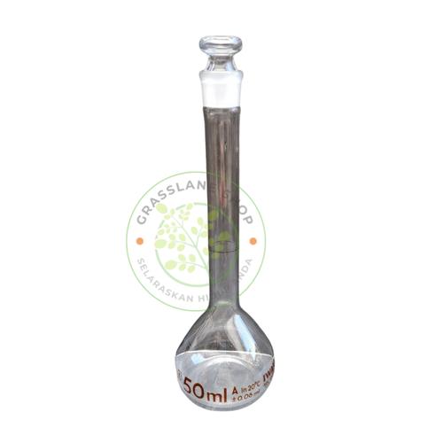 Jual Labu Ukur 50 ml Iwaki Volumetric Flask Glass Stopper Tutup Kaca - Jakarta Barat - grasslane ...