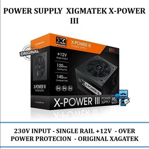 Promo Power Supply Atx Psu Xigmatek Psu X-Power Iii 550w 85+ - Garansi Resmi Cicil 0% 3x ...