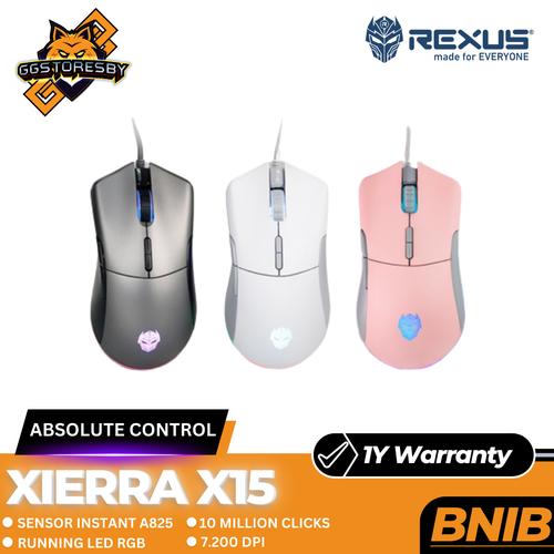 Jual REXUS XIERRA X15 RGB Gaming Mouse - Merah Muda - Kota Surabaya ...