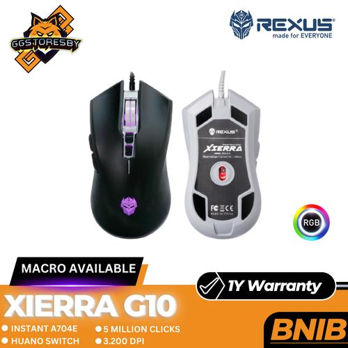 Jual REXUS XIERRA G10 Gaming Mouse - Putih - Kota Surabaya - ggstoresby ...