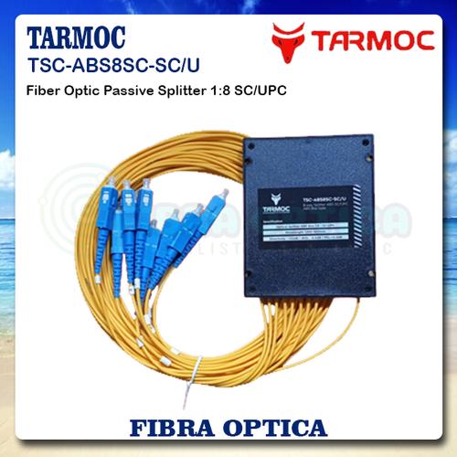 Jual Fiber Optic Passive Spliter 1:8 SC/UPC|FO ABS PLC Box Splitter 1x8 ...