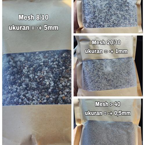 Jual pasir silica media filter air dan aquarium berbagai macam ukuran ...