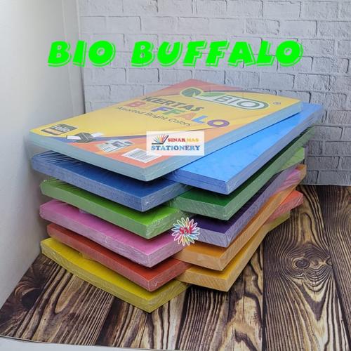 Jual Kertas Cover Buffalo Bio F4/Kertas Sampul Jilid Buku Folio BIO ...