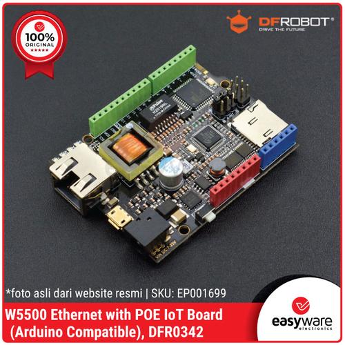 Jual DFRobot W5500 Ethernet with POE IoT Board V2.0 (Arduino Compatible) - Kota Bandung ...