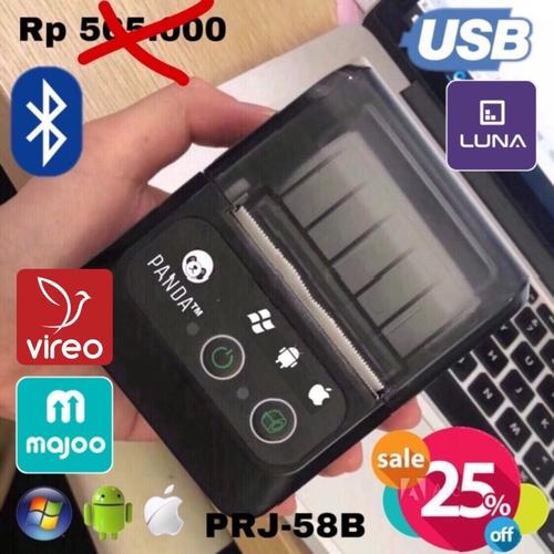 Jual MINI PORTABLE PRINTER PPOB/KASIR 58MM THERMAL PANDA-58B(USB ...
