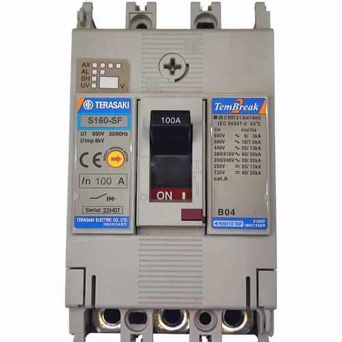 Jual S160SF 3P - MCCB FIXED TYPE 40Ka 3P (160AF) - TERASAKI - Jakarta ...