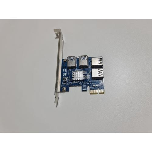 Jual PCIE Splitter x1 to 4 USB 3.0, Ver .2 mining - Kab. Tangerang ...