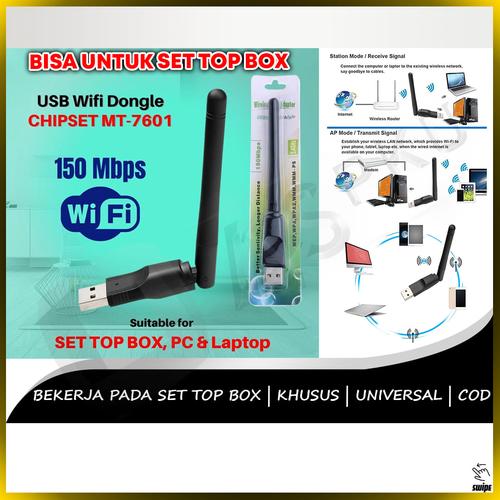 Jual STB Wifi Receiver Set Top Box USB Dongle Adaptor Antena Penangkap ...