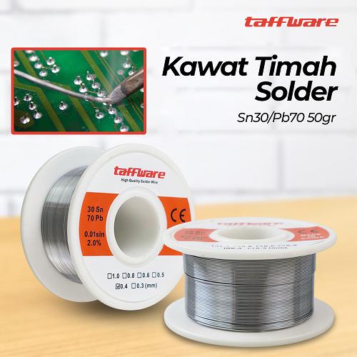 Jual Timah Solder 0.4mm Sn30/Pb70 Flux Core Kawat Solder Wire 50g ...