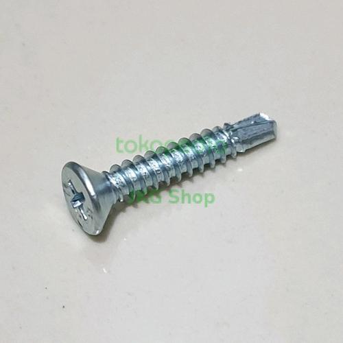 Jual Baut sekrup SDS baja ringan FH #8 x 25 (2.5 cm) / 1" galvanis ...