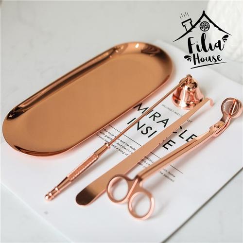 Promo 3 PC SET LILIN AROMA TERAPI/PEMADAM LILIN,GUNTING - TRAY RAINBOW ...