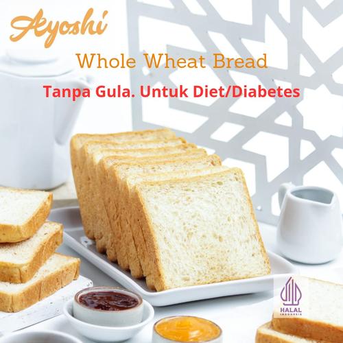 Jual Roti Gandum Utuh Whole Wheat Bread Shokupan for Diet or Diabetes ...
