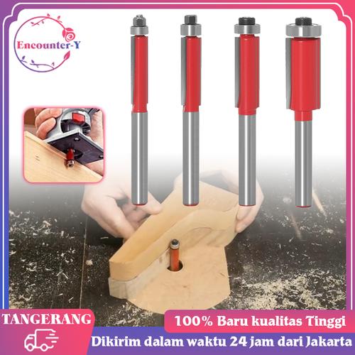 Jual Mata Profil Lurus 4pcs Mata Profil Router 1/4 Flush Trim Router ...