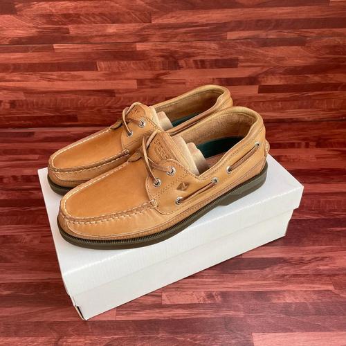 Jual Sperry Top Sider Mako Canoe Moc Sahara Tan Leather Authentic ...