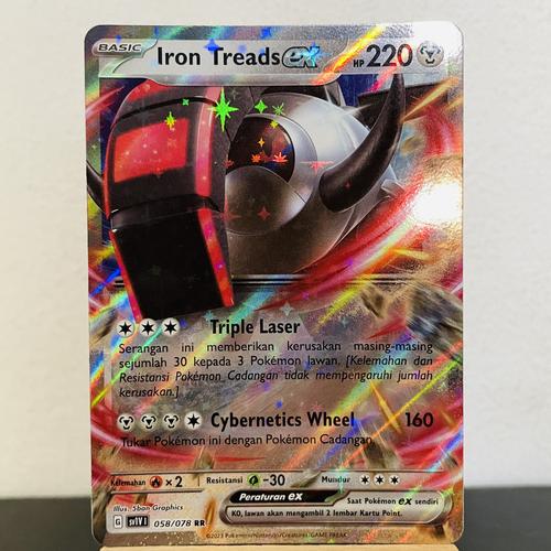 Jual Iron treads ex RR scarlet violet Kartu pokemon indonesia tcg card ...
