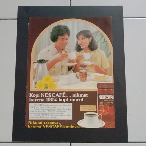 Jual iklan warna kopi Nescafe potongan majalah jadul kuno lawas - Kota ...