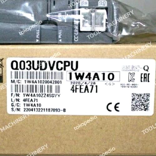 Jual MITSUBISHI PLC CPU Q03UDVCPU.1W4A10-4FEA71.ORIGINAL BARU - Jakarta ...