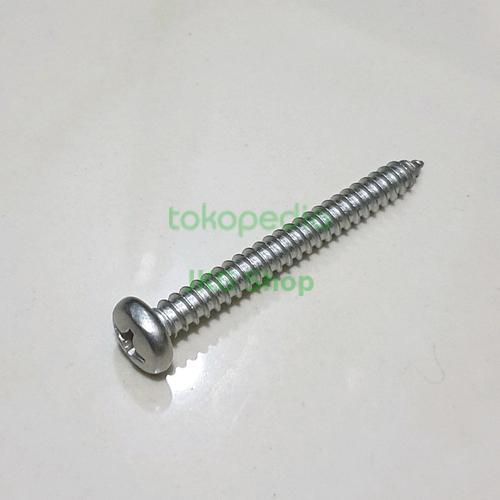 Jual Skrup sekrup tapping screw Stainless SUS 304 PH 12 x 2" kepala ...