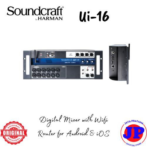 Jual Soundcraft Ui16 Digital Mixer with Wi-Fi Router Original UI-16 ...