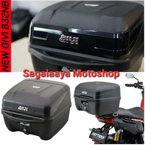 Jual Givi B32NB B32 N Black Hitam B 32 Liter original box motor ...