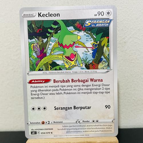 Jual Kecleon ability s6k Kartu Pokemon Indonesia TCG - Kota Tangerang - Tokutoys | Tokopedia