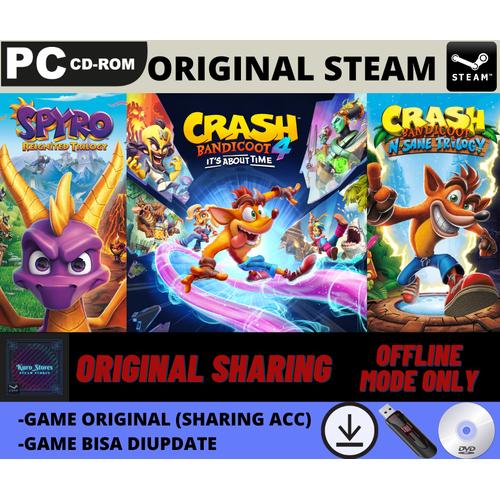 Jual Crash Bandicoot 4 + Spyro Reignited Trilogy Steam Sharing PC Game - DL - Kota Medan - Kuro ...