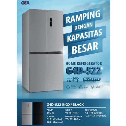 Jual New Kulkas 4Pintu Side By side INVENTER NO FROST GEA JUMBO ...