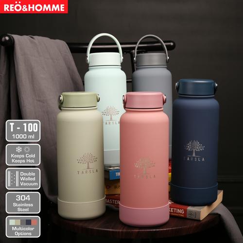 Jual RH Botol Minum Termos Stainless dengan Handle 1000ML Pastel Color ...