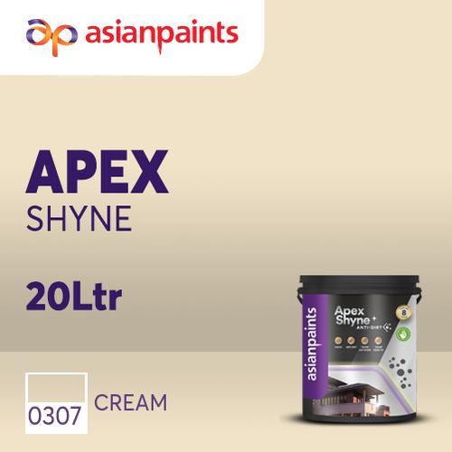Jual ASIAN PAINTS CAT TEMBOK EKSTERIOR APEX SHYNE (CREAM) - 2,5 LTR ...