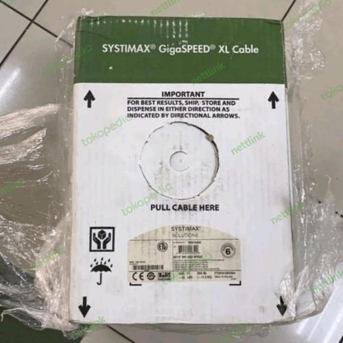 Jual kabel utp cat 6 Systimax 305 meter/ Systimax cable utp cat 6 white ...
