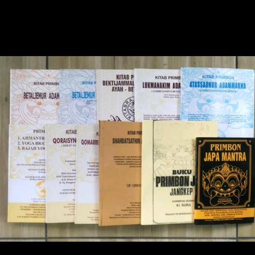Jual paket 11 buku kitab primbon Jawa kuno asli keraton Jogjakarta ...