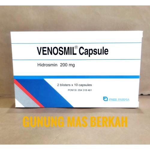 Jual ORIGINAL VENOSMIL Venosmil Kapsul - mengatasi Insufisiensi vena ...