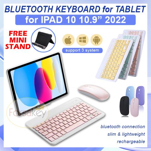Jual iPad Generasi 10 10th Gen 10.9" 2022 Wireless Bluetooth Keyboard ...