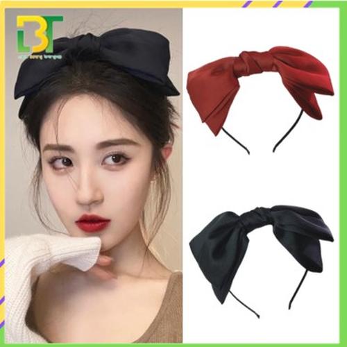 Promo LBT Bando Korea Wanita Dewasa Pita Besar Bandana Model Kupu-Kupu ...