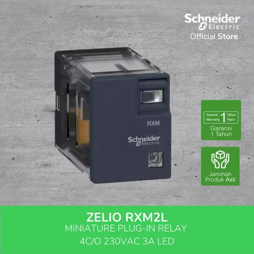 Jual Schneider Electric Zelio RXM4L Plug In Relay 230VAC 3A LED RXM4LB2P7 - Jakarta Pusat ...